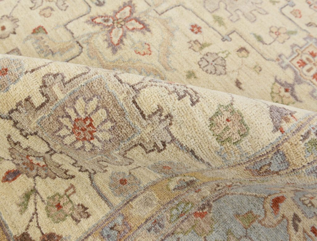 PESHAWAR LAHORE IVORY / LIGHT BLUE - Couture Rugs Reserved By Design ...