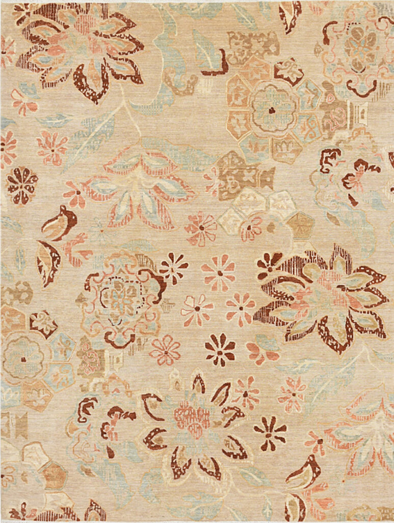 PESHAWAR RHEIN FLORAL SAND - Couture Rugs Reserved By Design | (910 ...